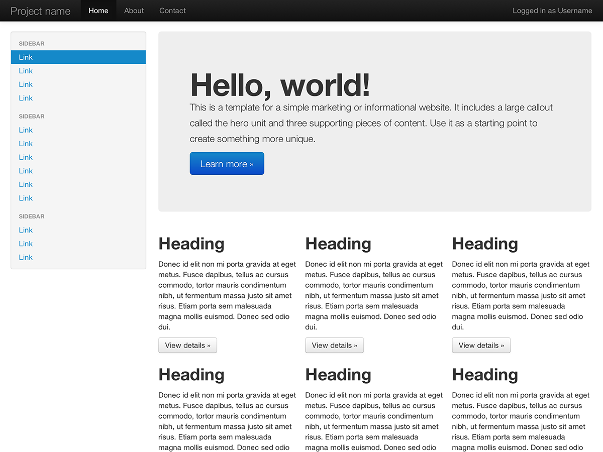 Getting Bootstrap